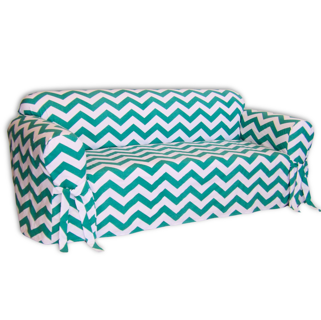 Chevron One Piece Slipcover – The Slipcover Company