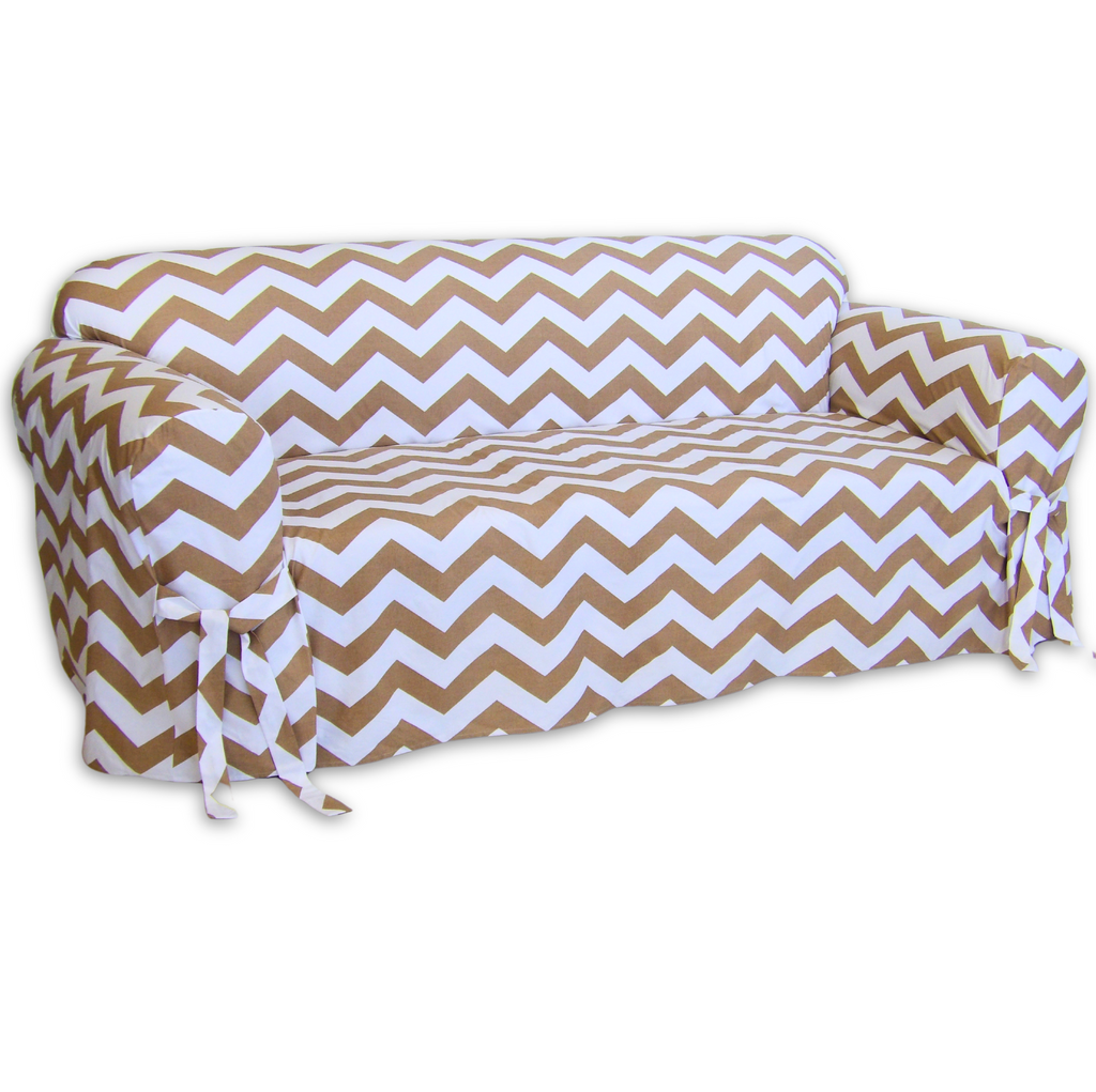 Chevron One Piece Slipcover – The Slipcover Company